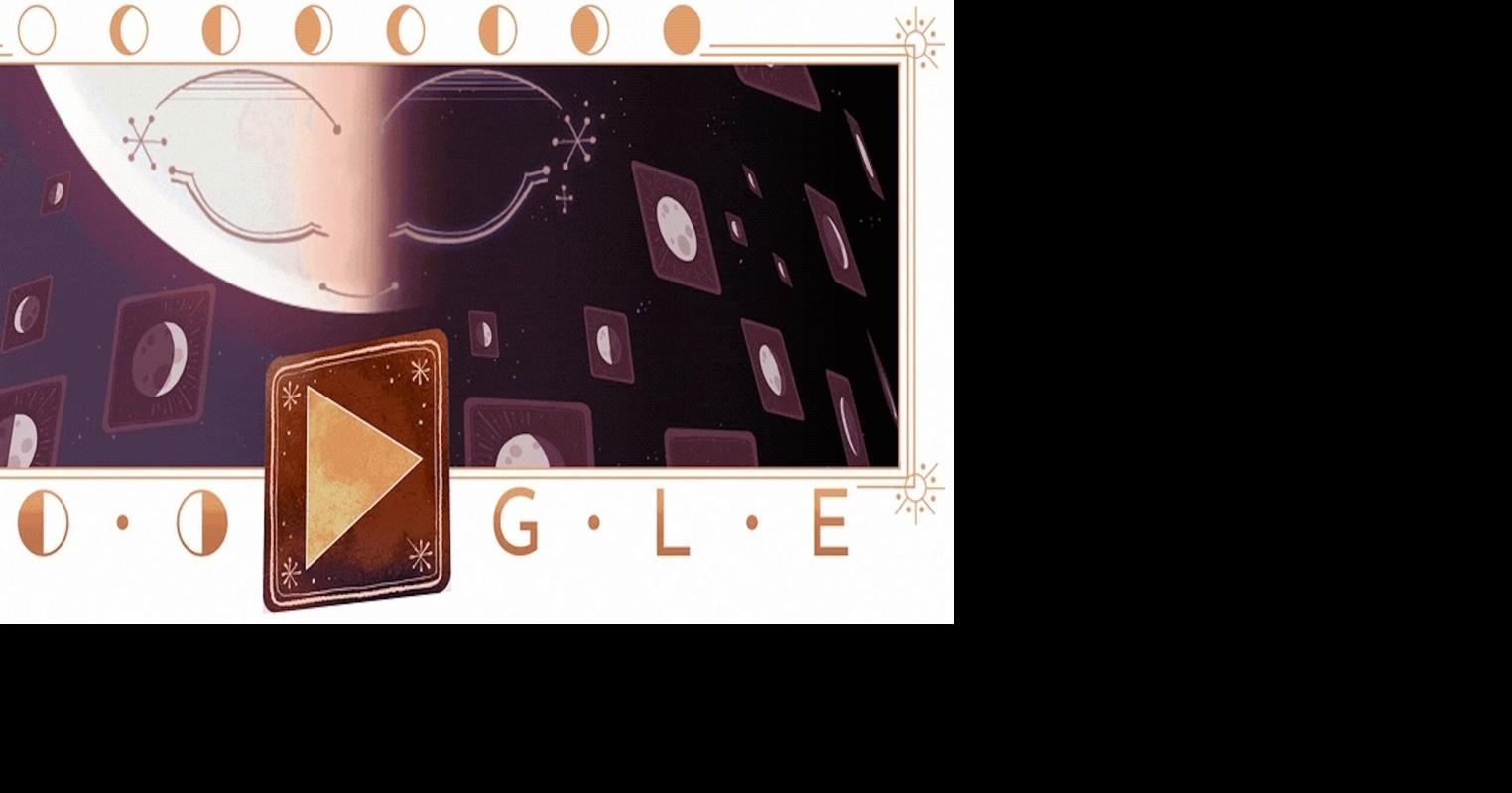 Google Doodle celebrates January’s second half moon