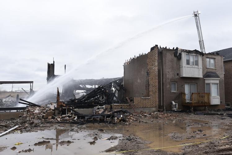 Four homes damaged in fire at Burlington neighbourhood