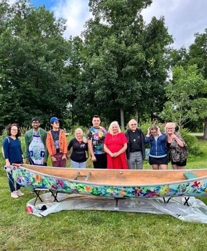 Blessing of Indigenous canoe garden at Oakville church