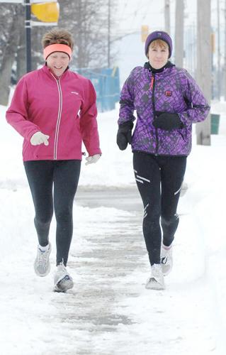 No fair weather runners in this group