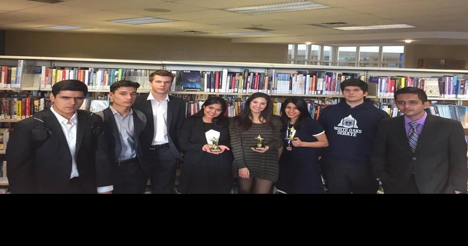 Oakville's White Oaks Secondary School has two top debate teams in region