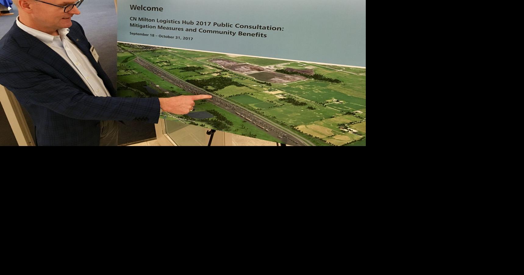 CN logistics hub plans continue to raise traffic concerns for Miltonians