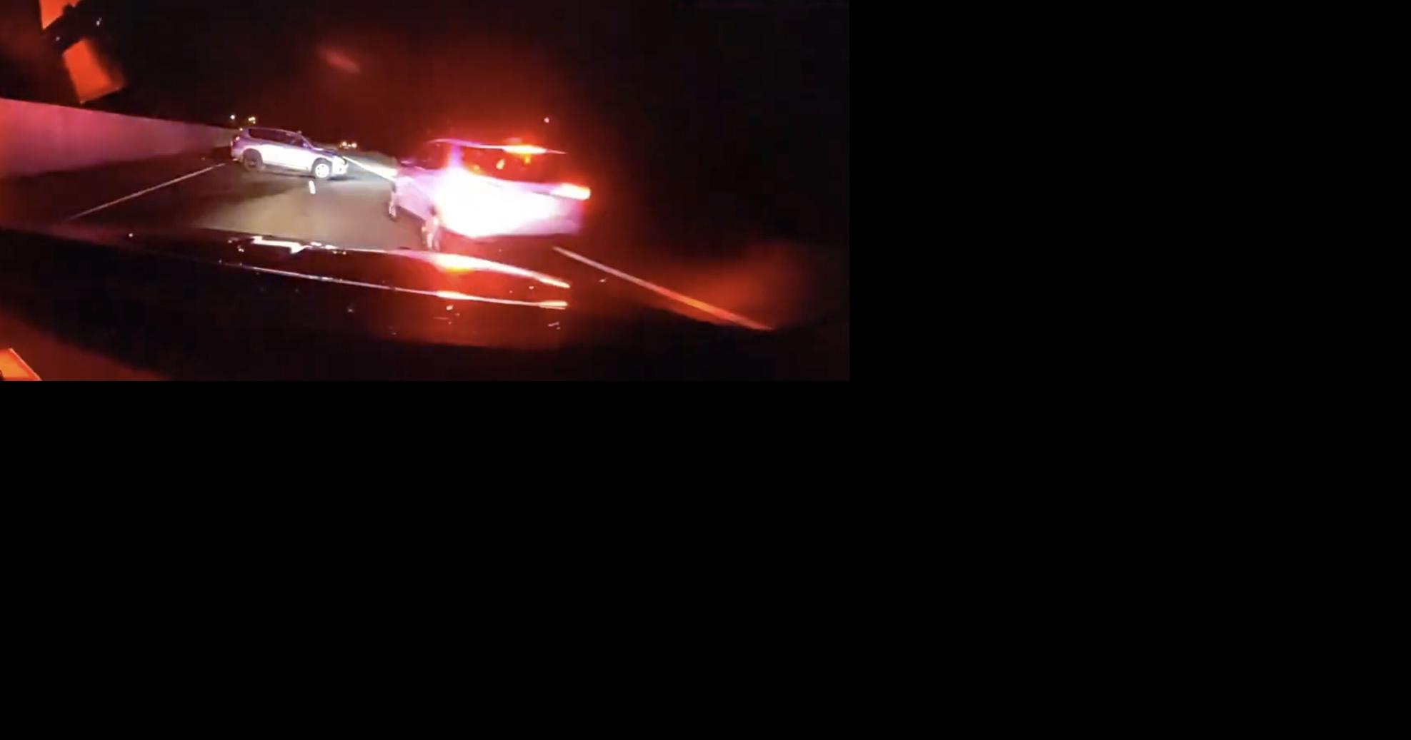 'SO SCARY': Police video shows Burlington OPP officers on QEW nearly ...
