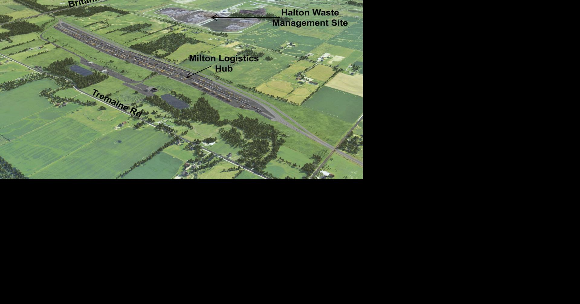 CN files impact study on proposed Milton hub