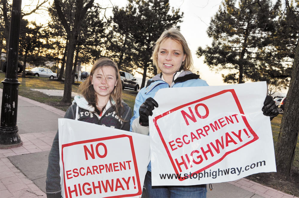 Highway protest