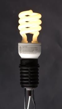 inside cfl bulb