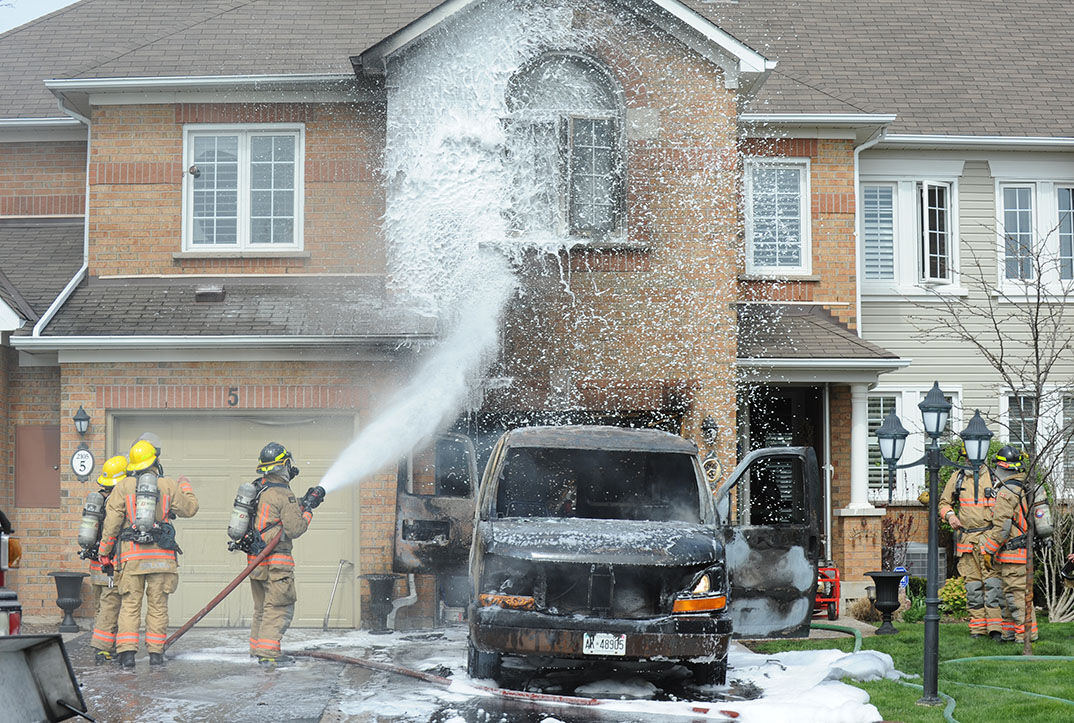 UPDATE: Burlington firefighters quickly knocked down van fire that ...