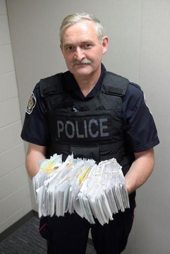 Const. Deneault writes 3,000 distracted driving tickets