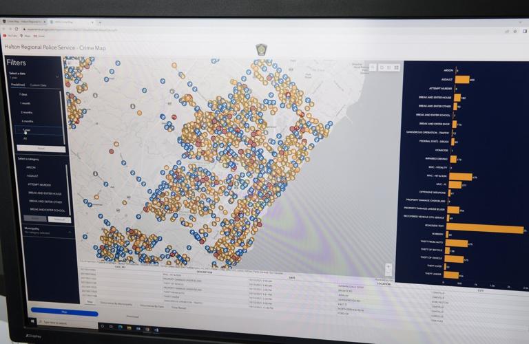 Halton police launch enhanced crime map