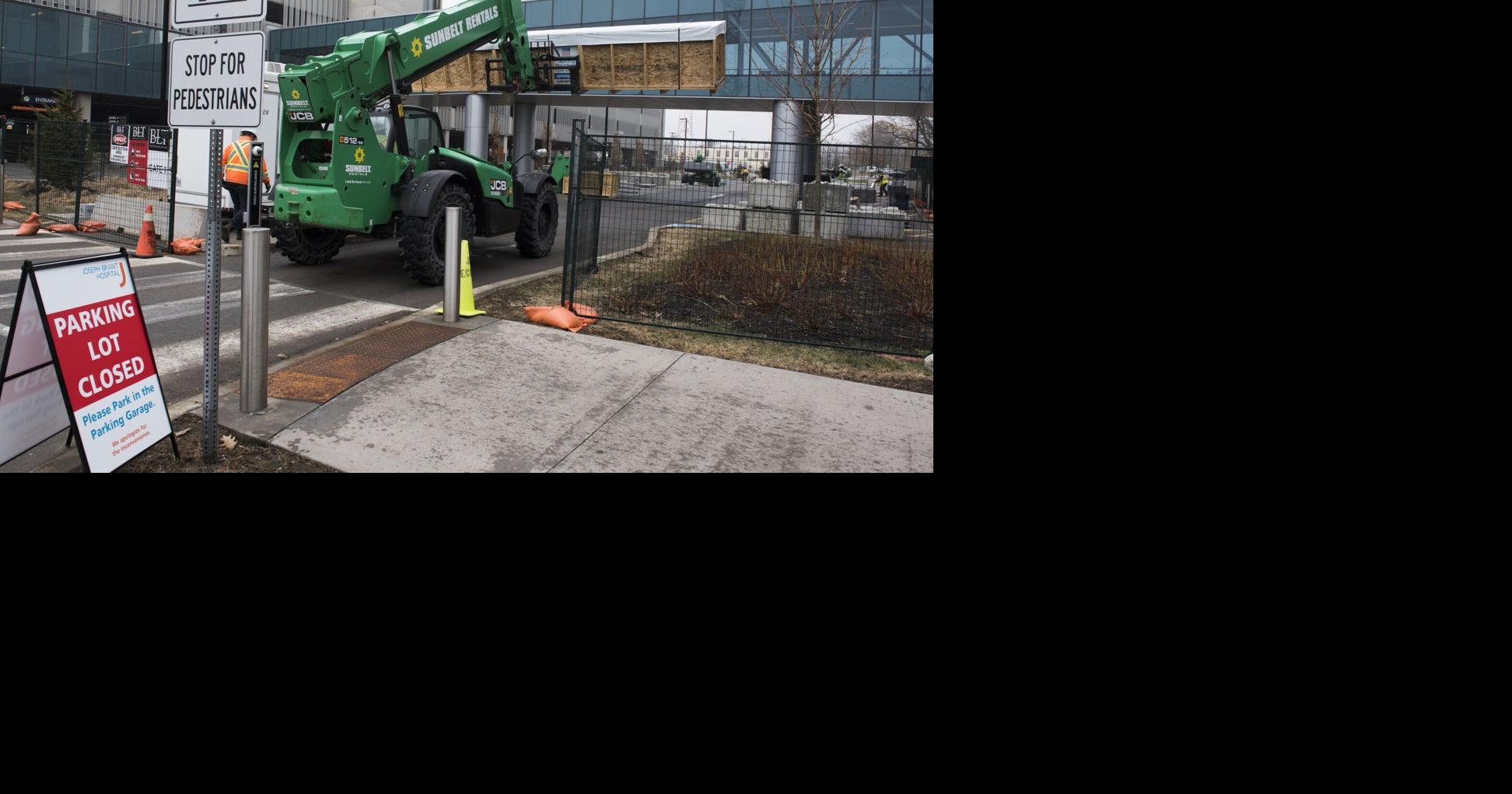 Joseph Brant Hospital in Burlington building large structure for ...