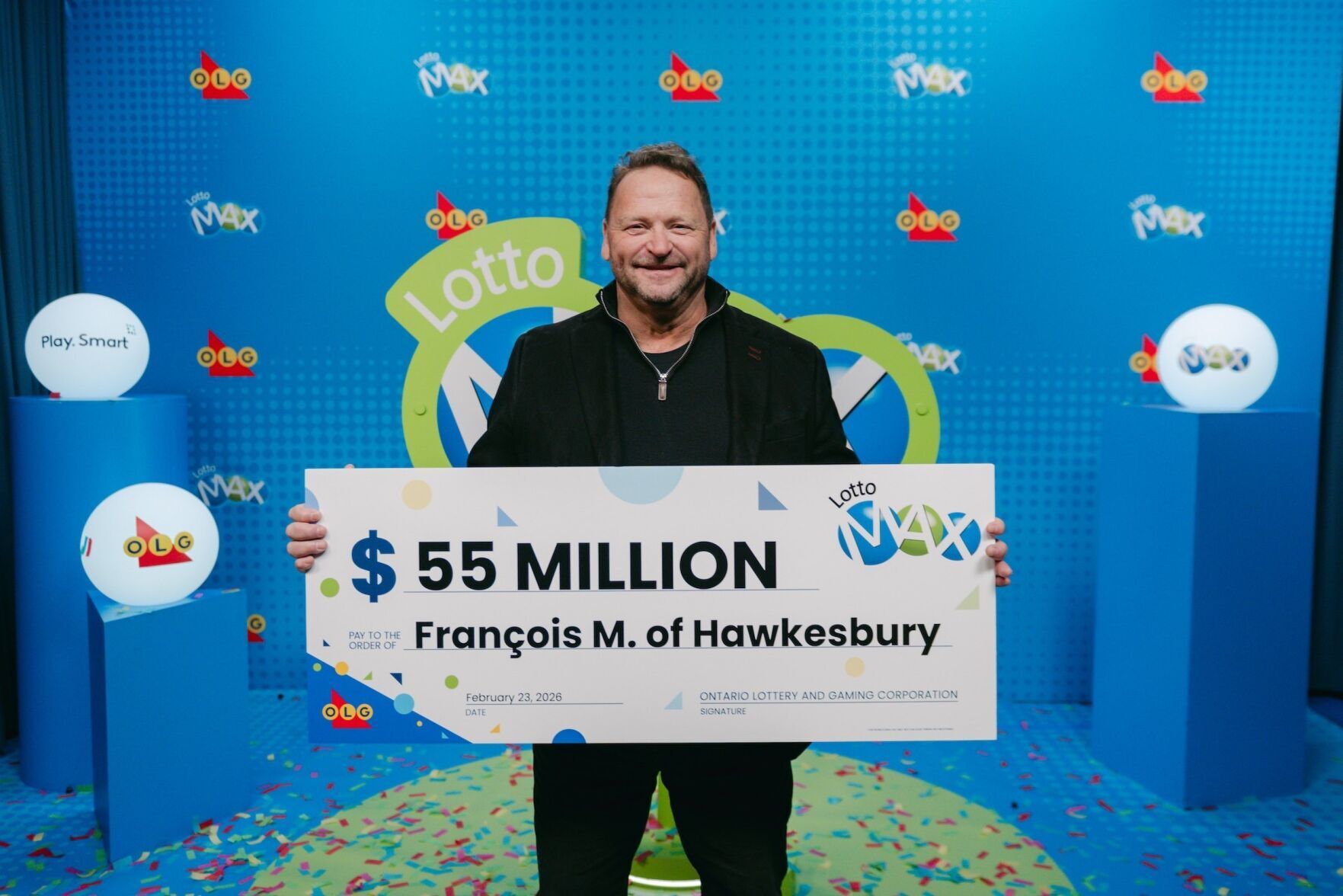 Ontario man wins $55-million Lotto Max jackpot