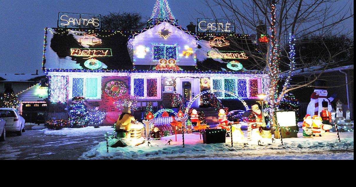 Over 100,000 lights and growing at Santa’s Castle in Oakville.