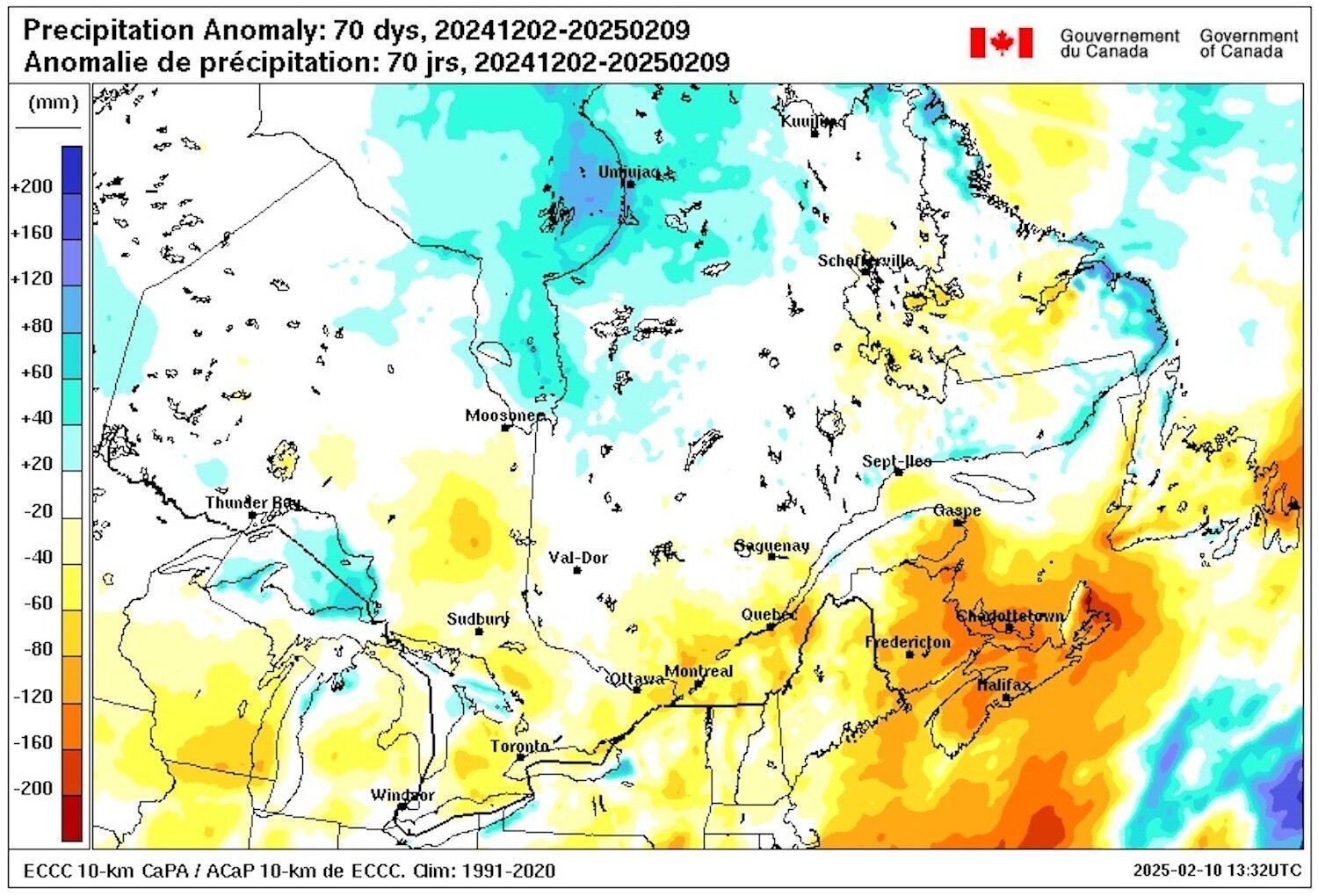 Has Ontario had more snow than usual this winter?