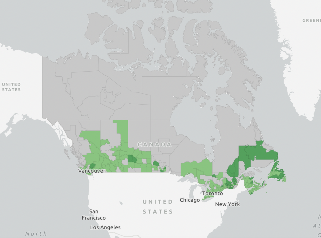 Where are some of the happiest places to live in Canada?