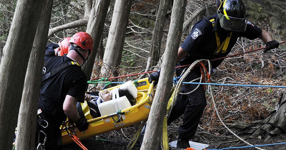 Burlington firefighters rescue woman after Mount Nemo fall