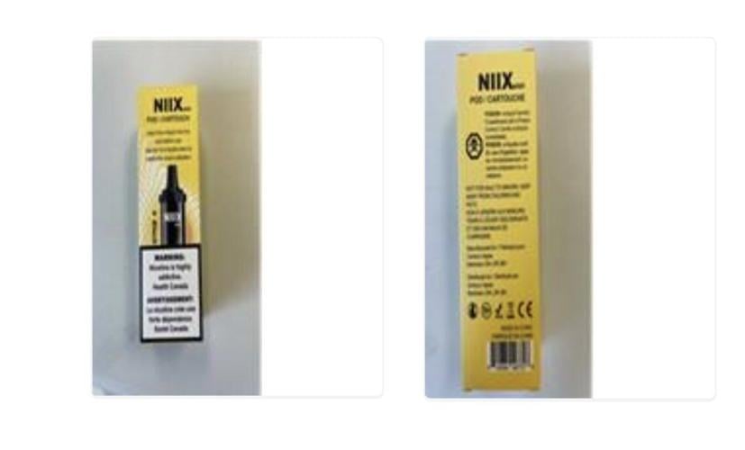 Vape pods sold in Canada recalled