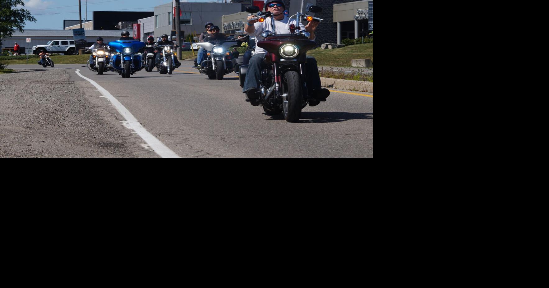 ‘The ground shakes’ hundreds of motorcycles hit Oakville for charity ride