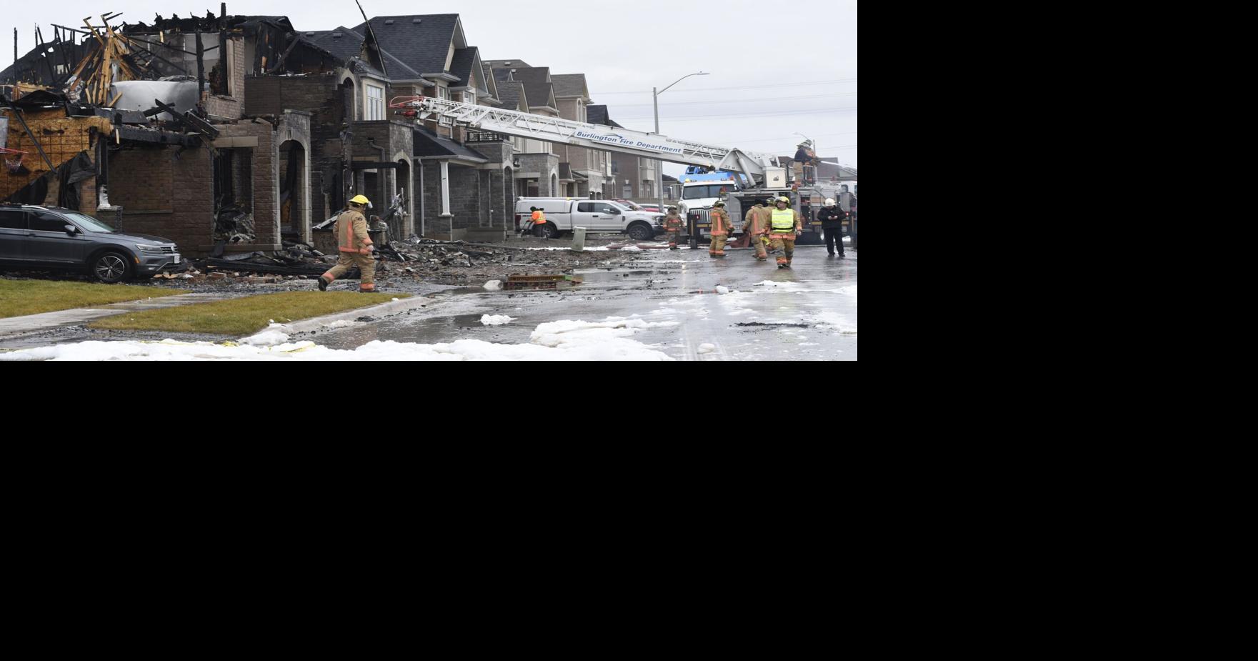 Four homes damaged in fire at Burlington neighbourhood