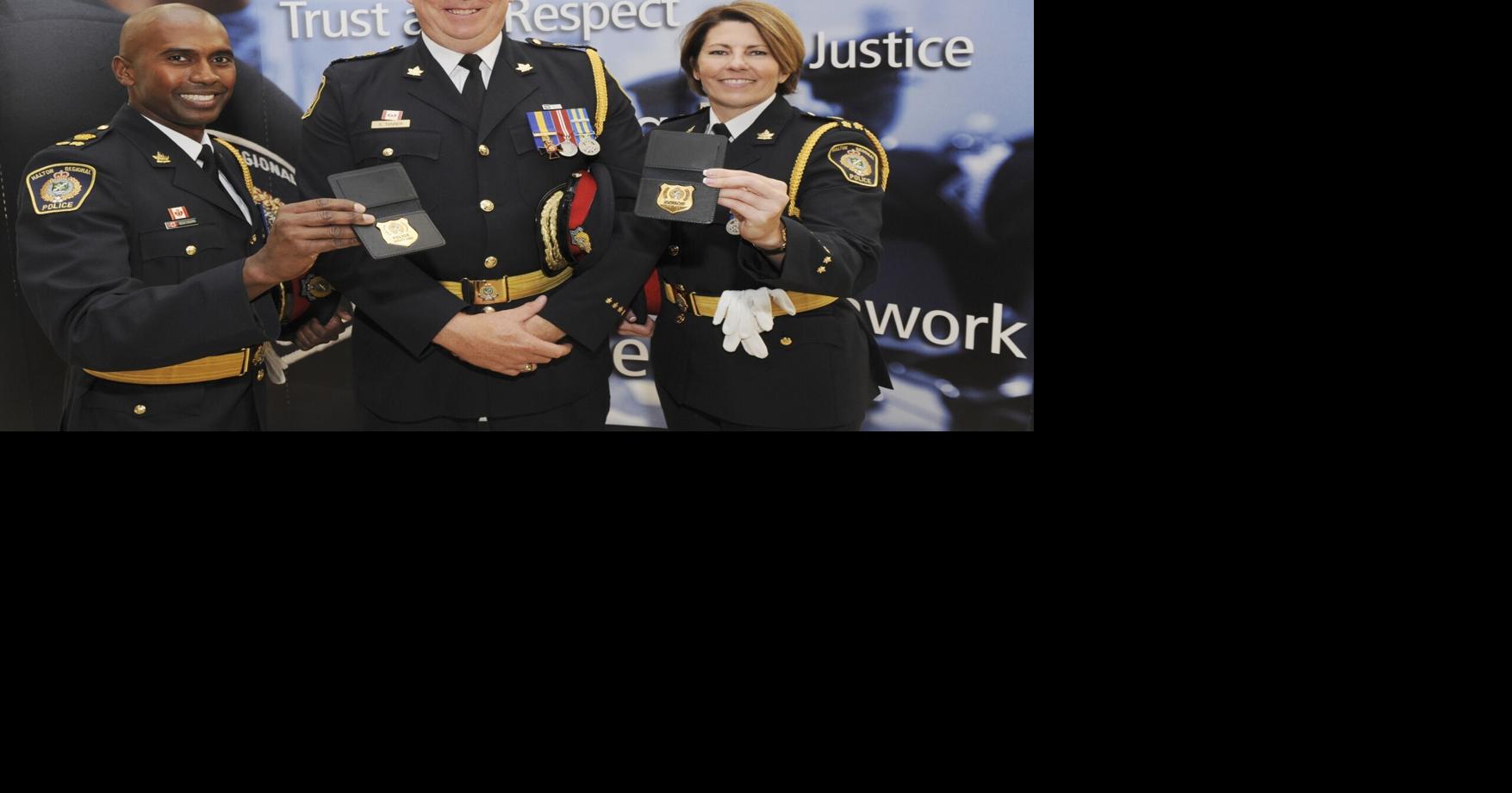 Halton police deputy chiefs sworn in