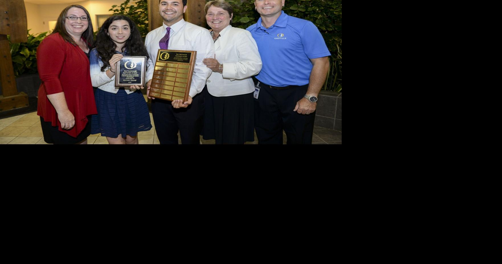 Town presents Ray McConnell Award to veteran camp staffer