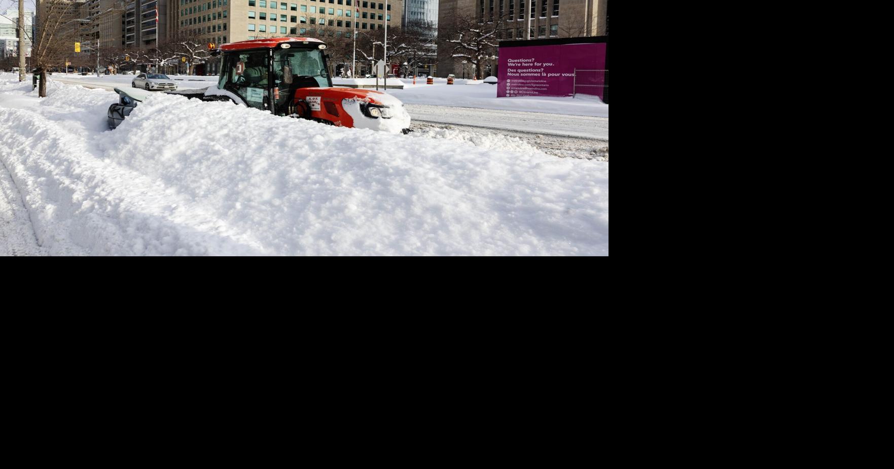Toronto snowfall totals: Record set at 46 cm at Pearson