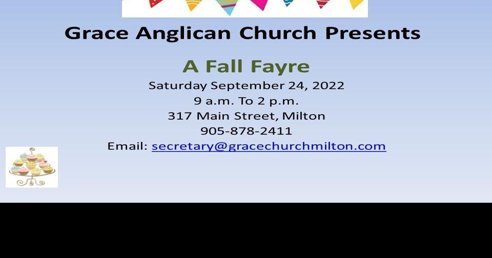 Grace Anglican Church gearing up for a busy fall