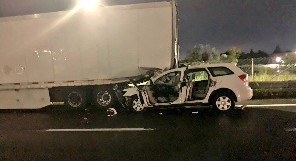 'Partially blocking a lane': Oakville man, 54, suffers life-threatening ...