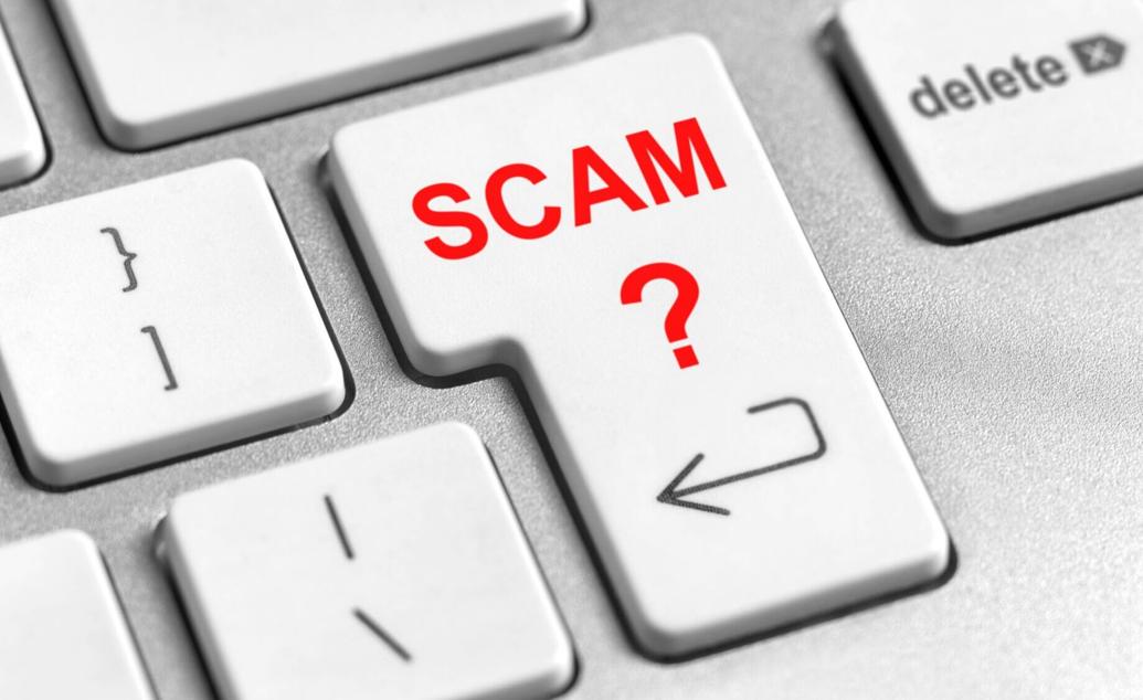 How to identify an email scam