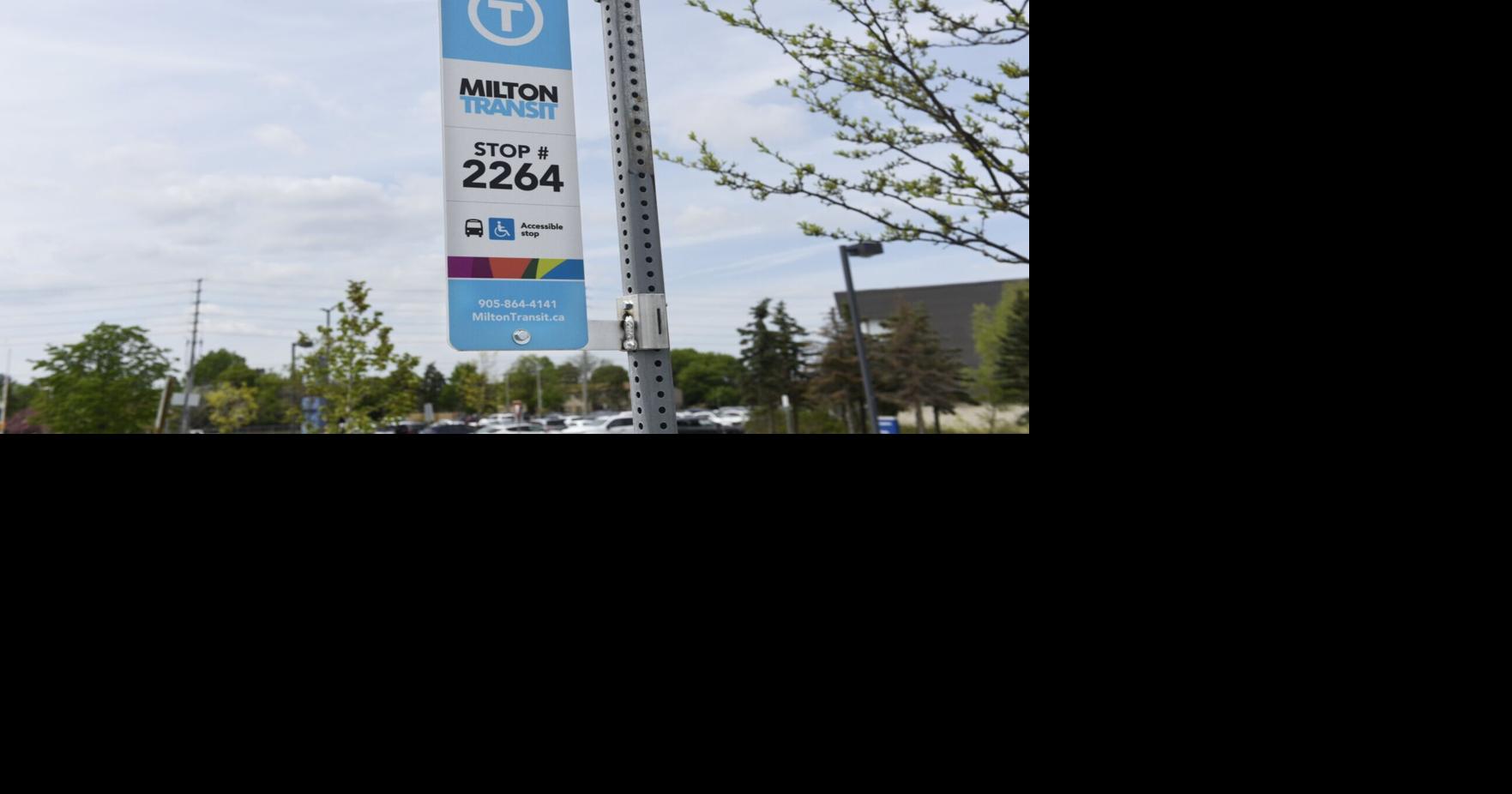 Milton Transit bus stop signs getting design refresh
