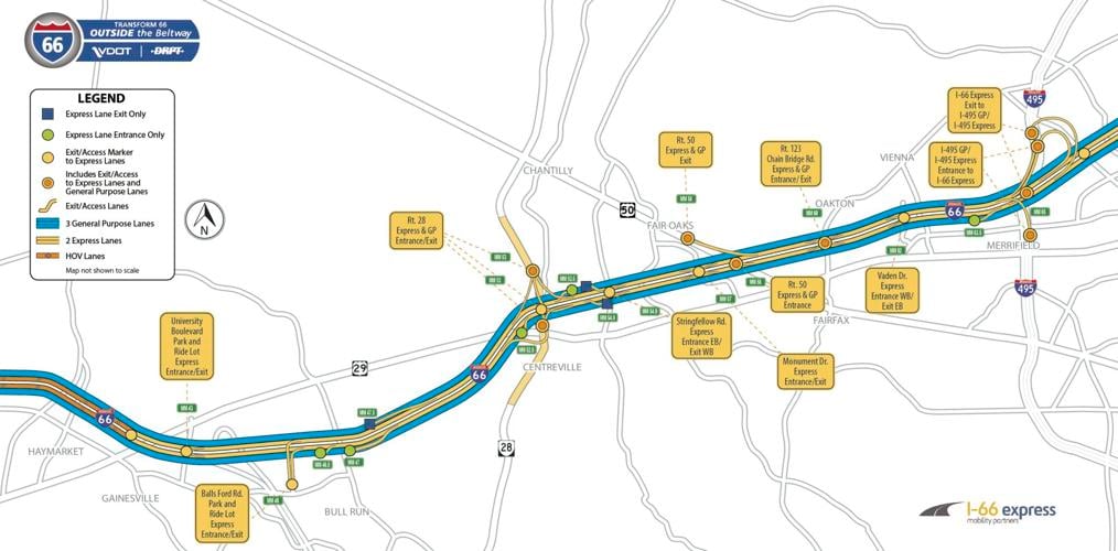 Western section of 66 Express Lanes to open next weekend | Headlines ...