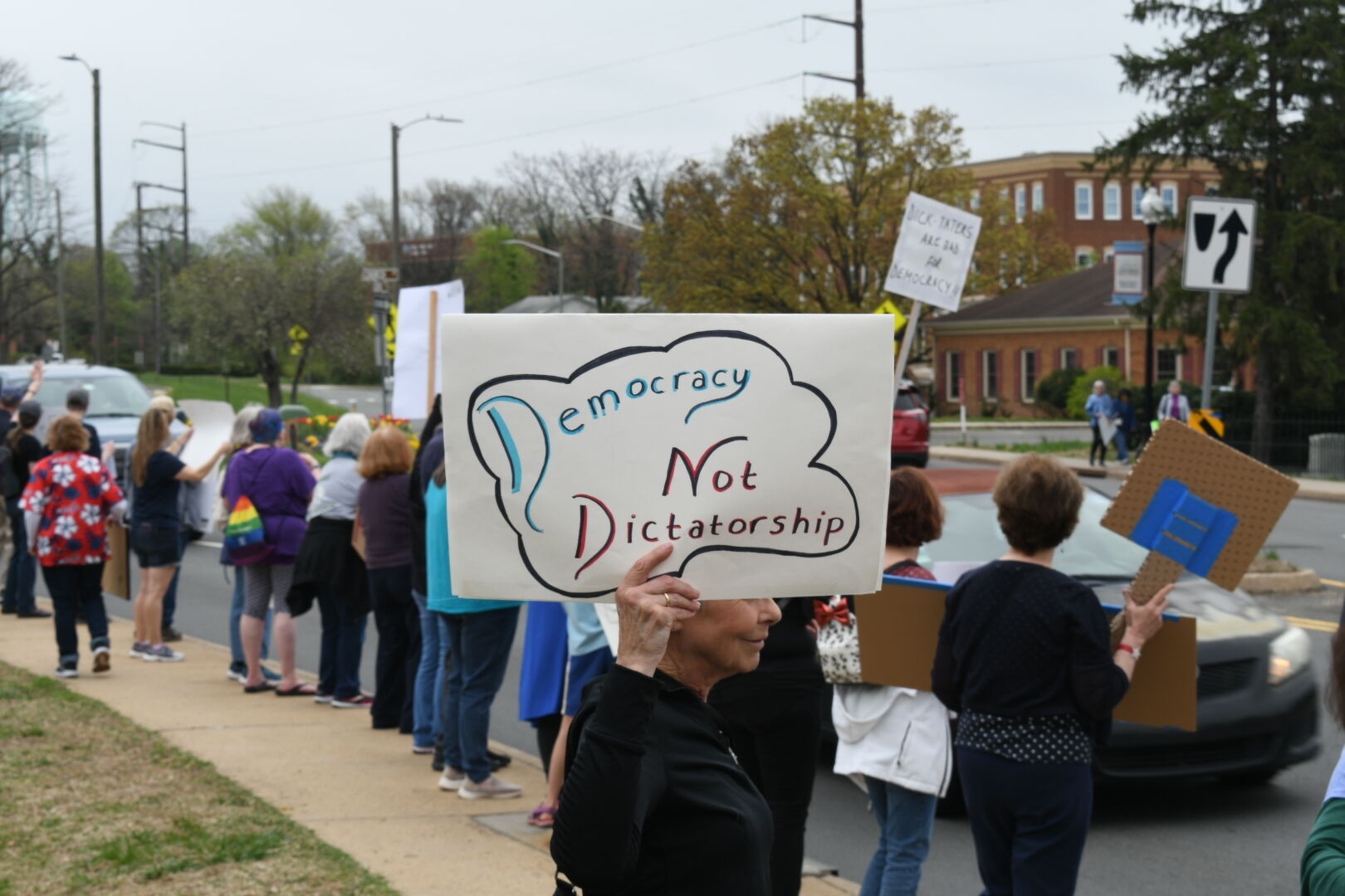 ‘Hands Off!’ protest draws hundreds to Manassas | Headlines ...