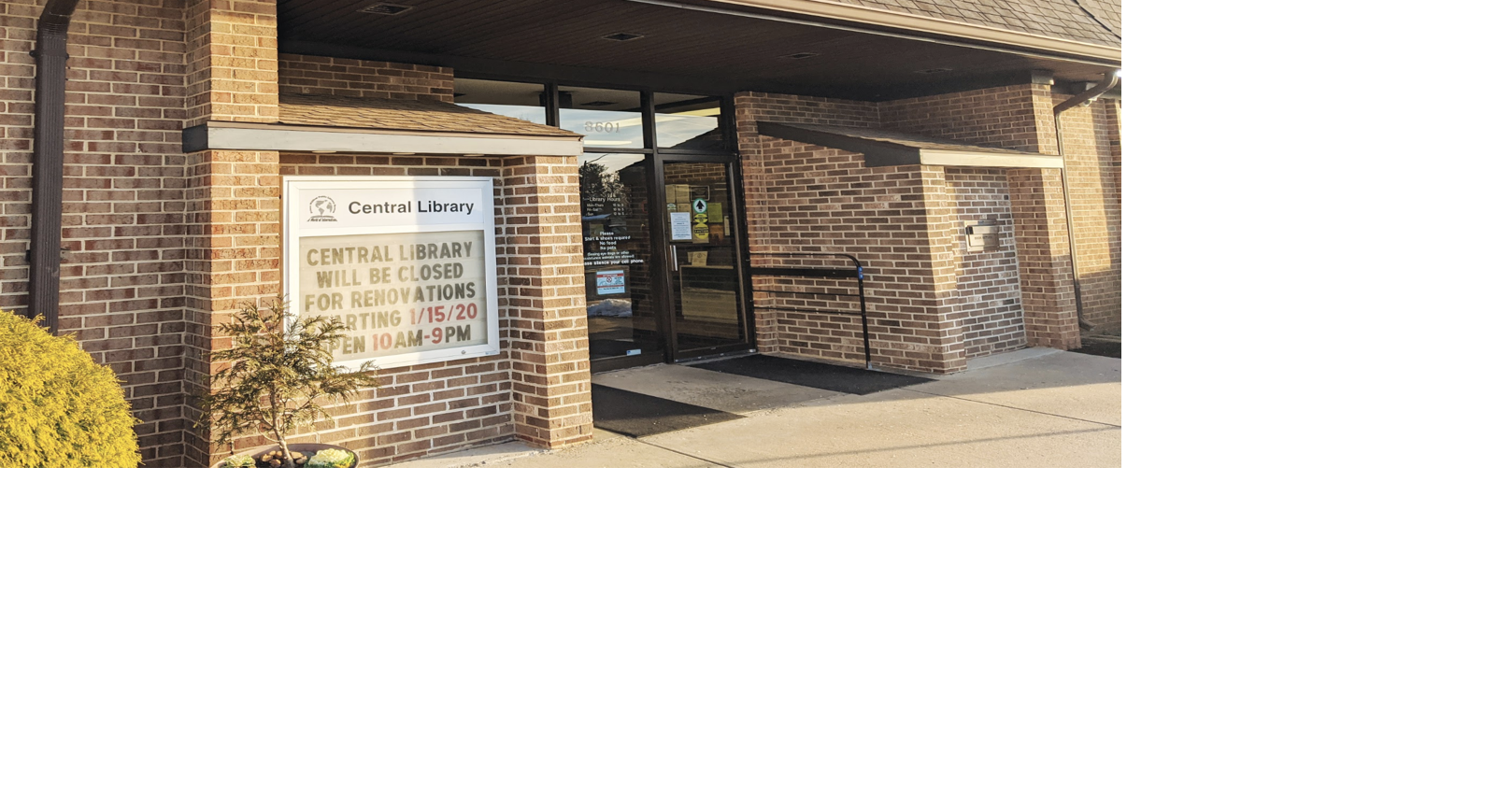 Central Library renovations to affect library users through spring ...