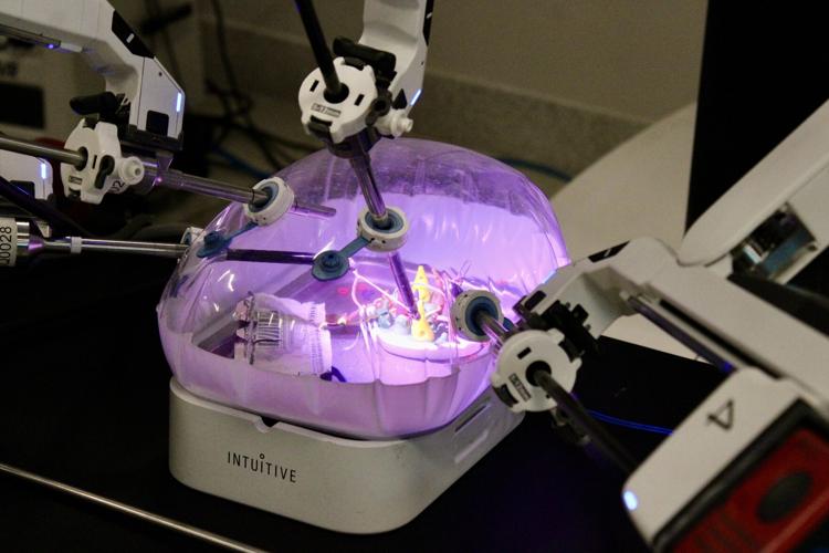 Gainesville High students test surgical robot at UVA Health | Prince ...