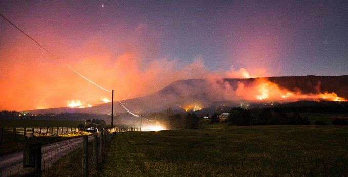 Hundreds of acres burn in Shenandoah National Park | Headlines ...