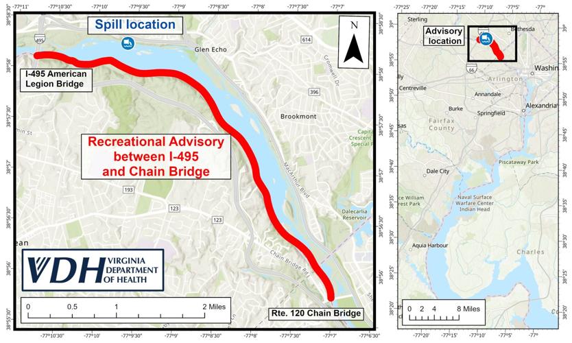 VDH partially lifts water advisory for the Potomac River | Headlines ...