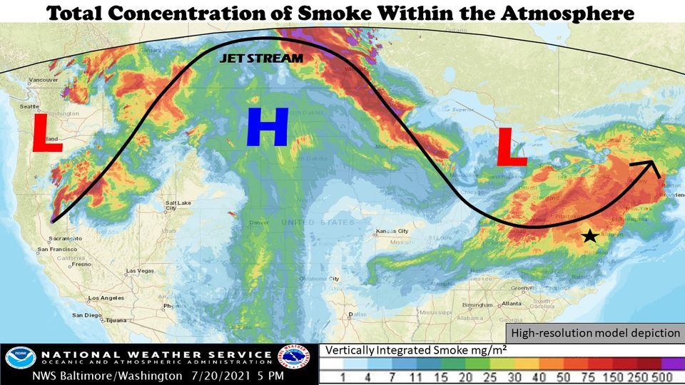UPDATED: Air-quality alert issued due to smoke from distant wildfires ...