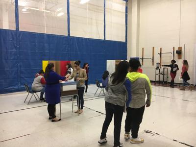 Beville Middle School students cast ballots in mock election ...