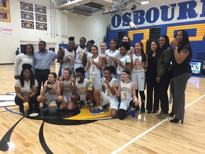 Woodbridge Osbourn Park Girls Basketball Claim District Tournament