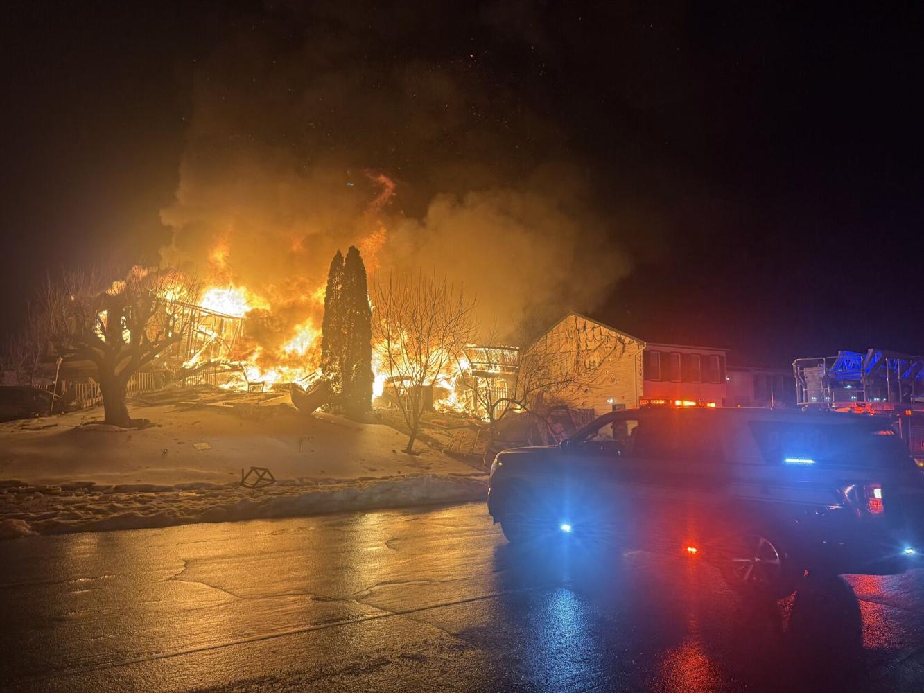 Possible home explosion in Centreville ignites massive fire | news ...