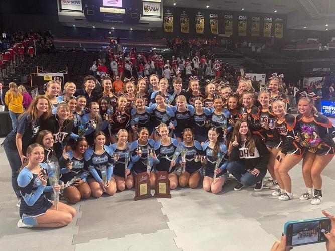 Banner day at states for Colgan, Brentsville cheerleaders | Prince ...