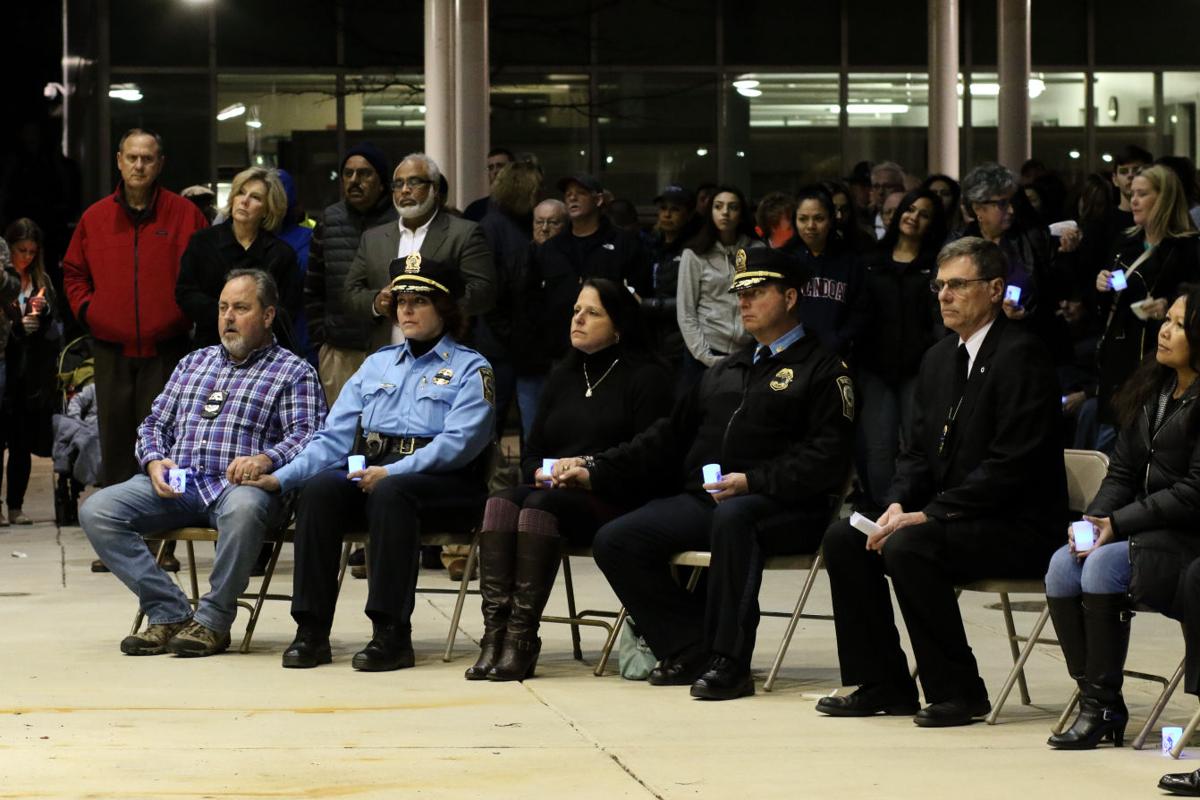 PHOTOS: Vigil for Officer Ashley Guindon | Headlines | insidenova.com