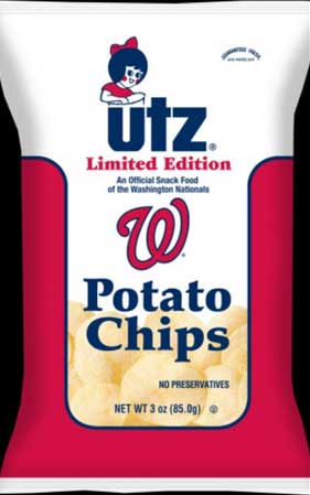 Utz releases Nationals potato chip bag | Business | insidenova.com