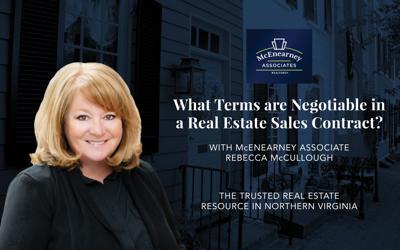 Ask McEnearney: What terms are negotiable in a real estate sales ...