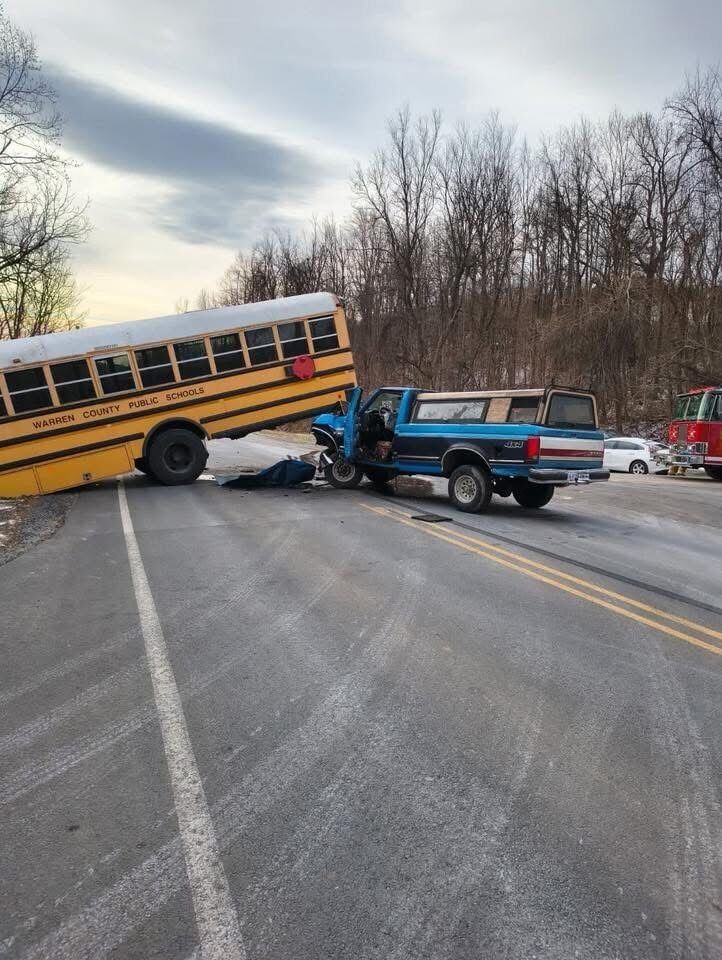 Warren County school bus involved in crash near Chester Gap Monday ...