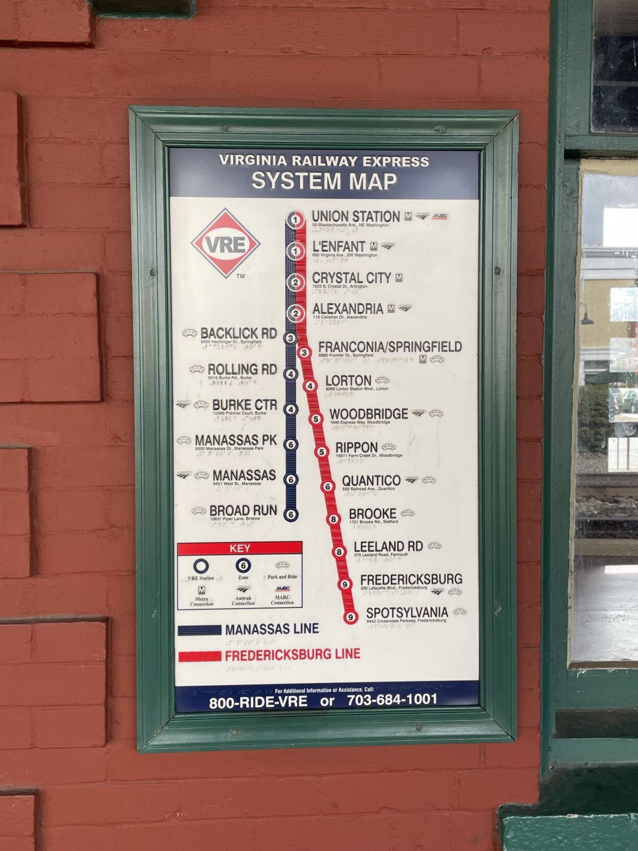 Manassas VRE Map Train Station generic | | insidenova.com