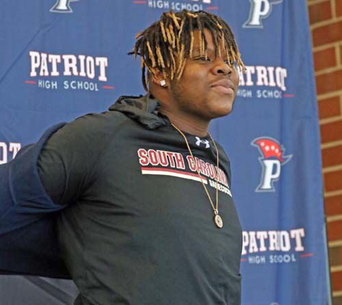 PHOTOS: Patriot's Jakai Moore commits to South Carolina | Prince ...