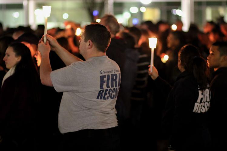 PHOTOS: Vigil for Officer Ashley Guindon | Headlines | insidenova.com