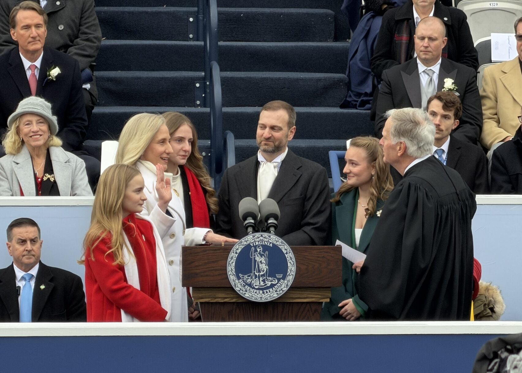 Spanberger sworn in as Virginia’s first woman governor | Headlines ...