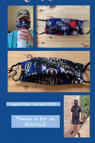 Safe to Sip : Manassas woman fashions face coverings for the new normal ...