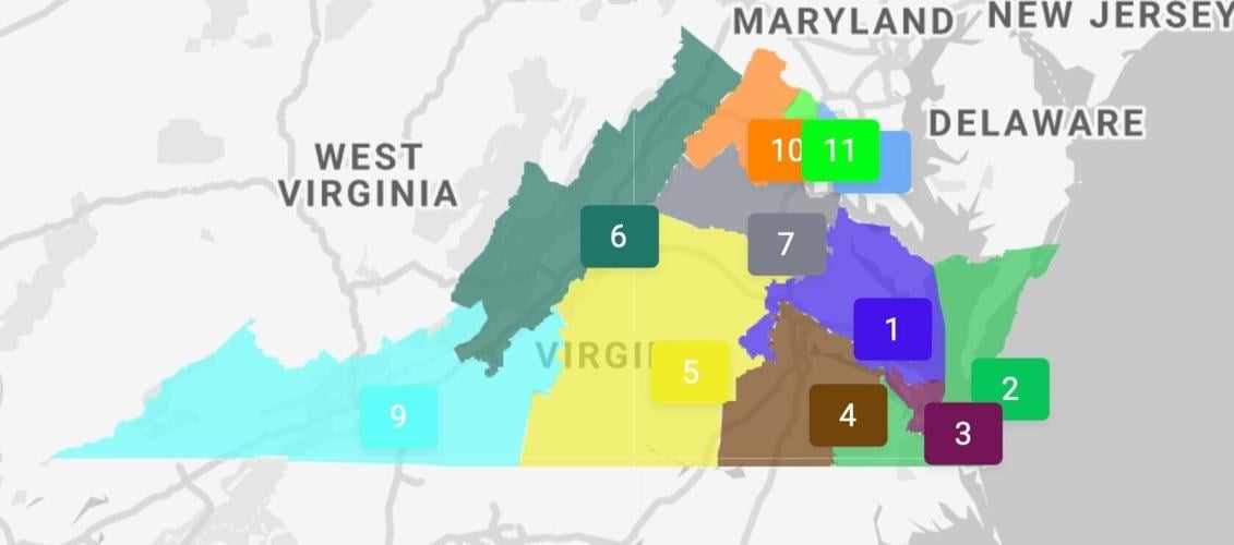 Virginia Democrats Unveil Long Awaited New Congressional Map State